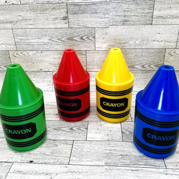 Crayola | Dining | Vintage Crayola Crayon Cups Wlids Gyrb For ...